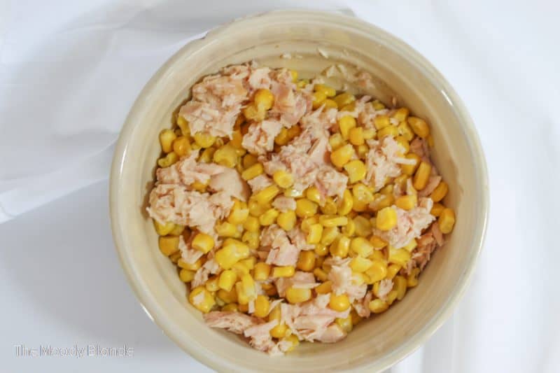Easy Corn Tuna Salad ~ The Moody Blonde