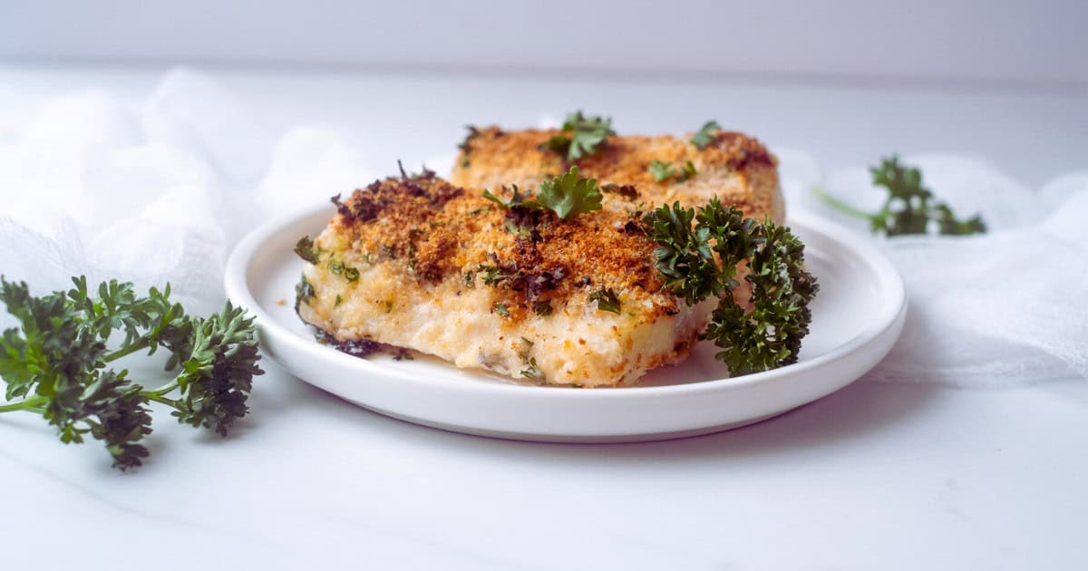 Baked Cod With Panko Breadcrumbs and Lemon ~ The Moody Blonde